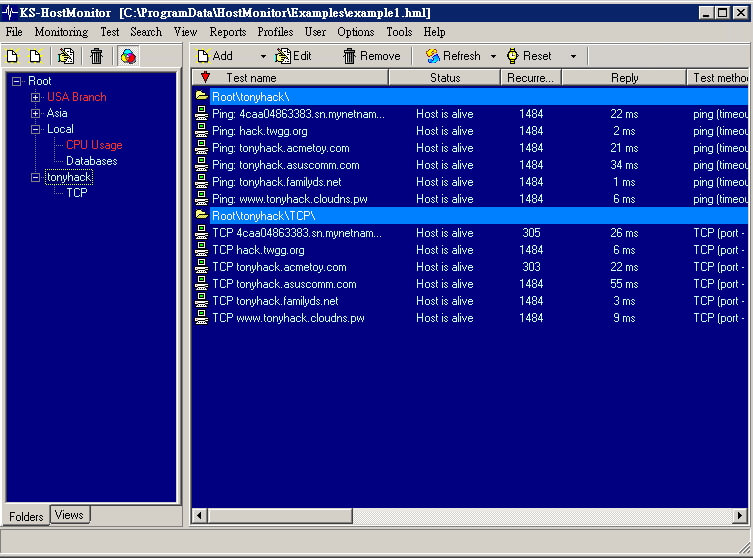 KS-HostMonitor 網路監控的好工具 – Tony.Wu's Blog